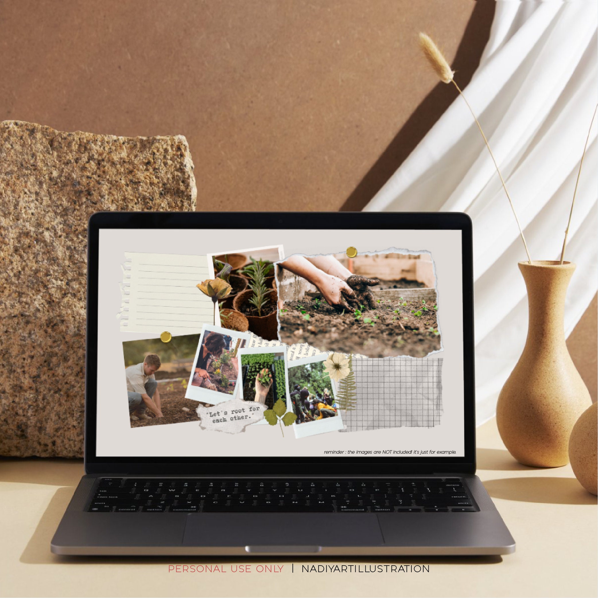 Editable Canva Template of Computer Desktop, Aesthetic Windows ...