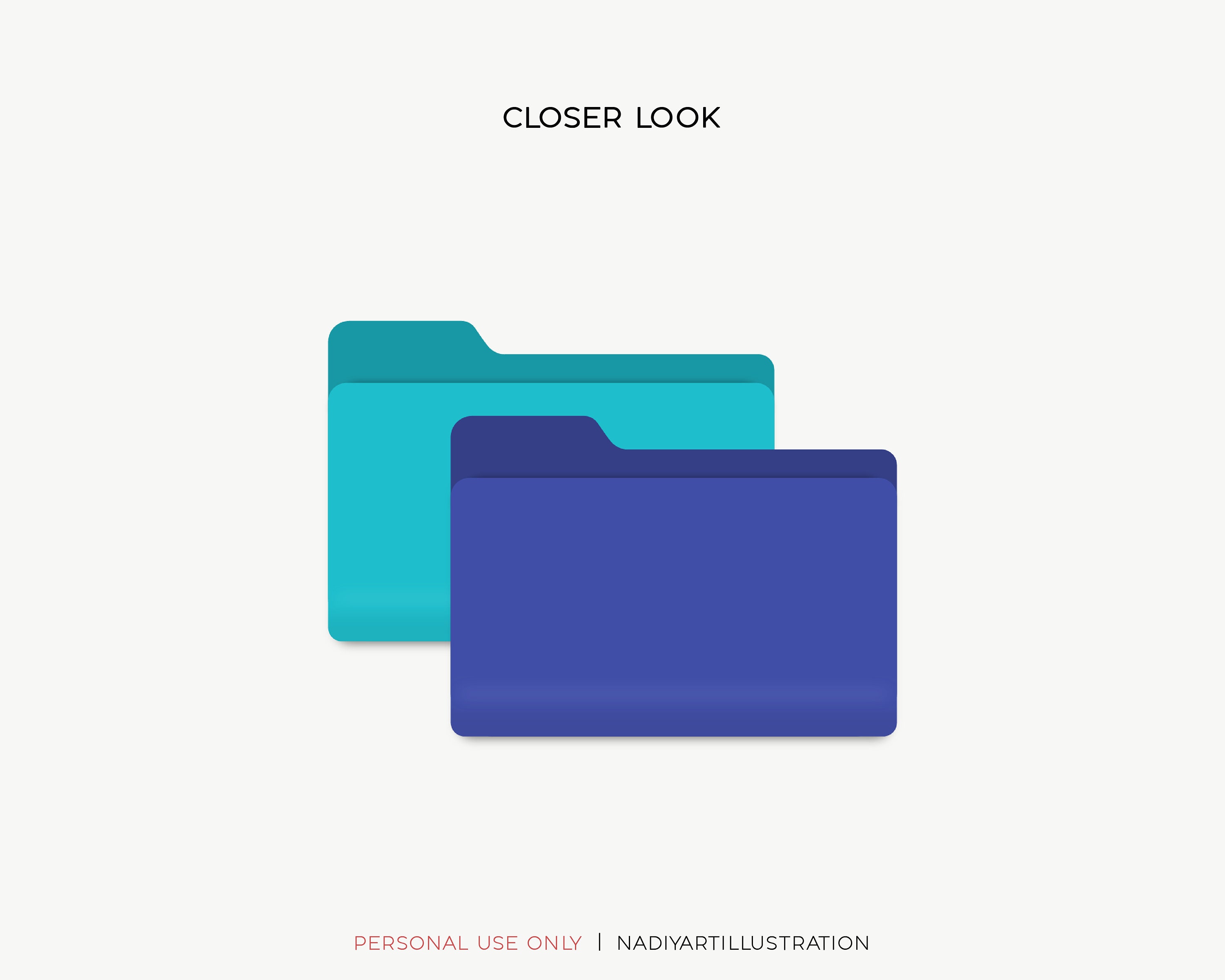 Desktop Folder Icons, Retro Folder Icon, Colorful Desktop, Mac and ...