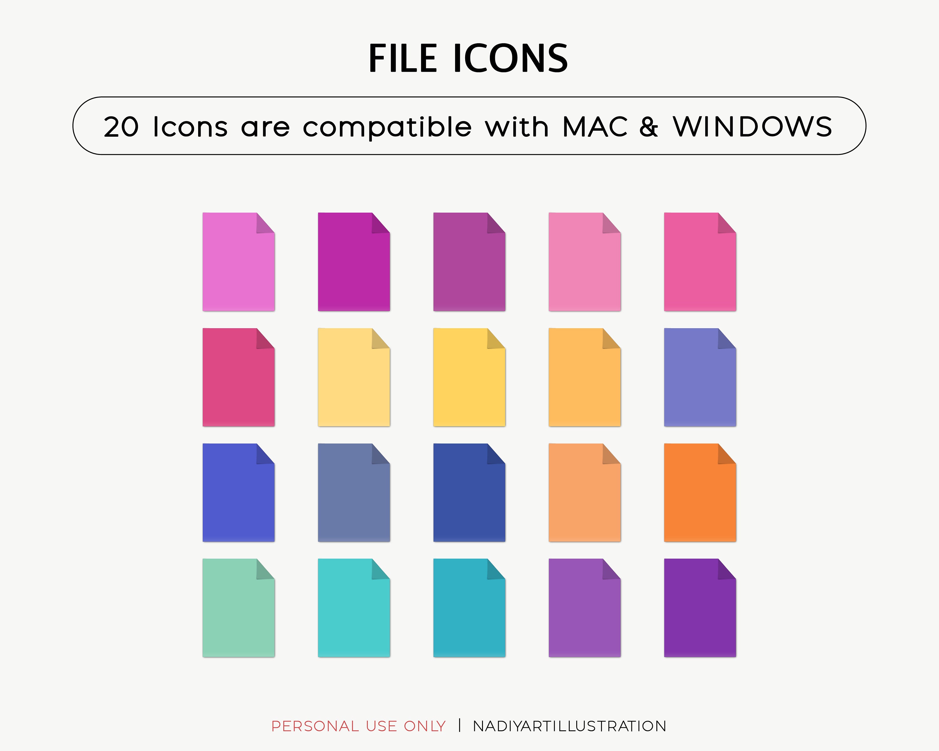 File Icons, Desktop Icons, Mac Desktop Icons, Windows Desktop Icons ...