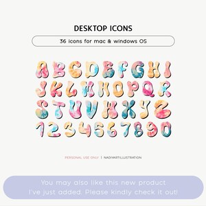 Pink Desktop Icons, Set of Folder and File Icons, Desktop Icons Cute ...