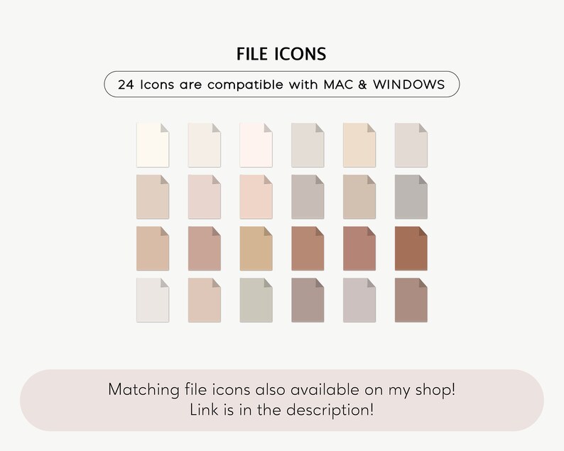 Aesthetic Icons Folder Icons Mac Desktop Icons Windows - Etsy