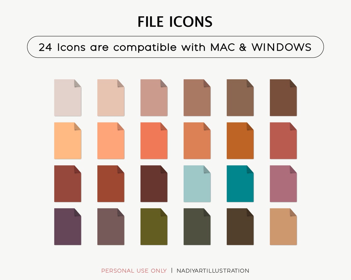File Icons Mac Folder Icons Desktop Folder Icons Folder - Etsy
