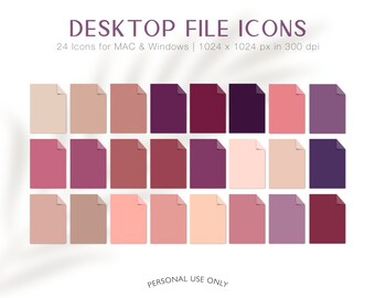 Purple File Icon - Etsy