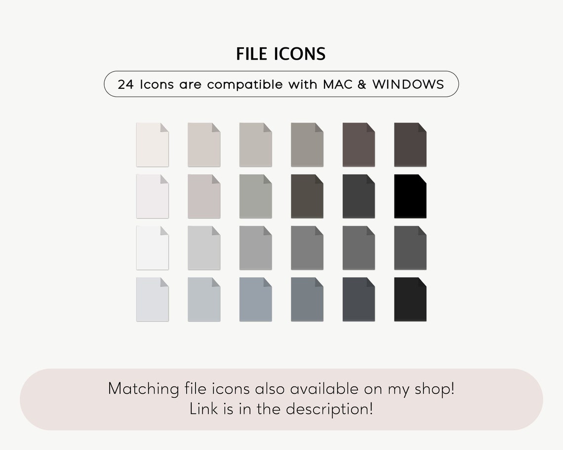 Gray Icons, Folder Icons, Monochrome Icons, Mac Desktop Icons, Windows ...