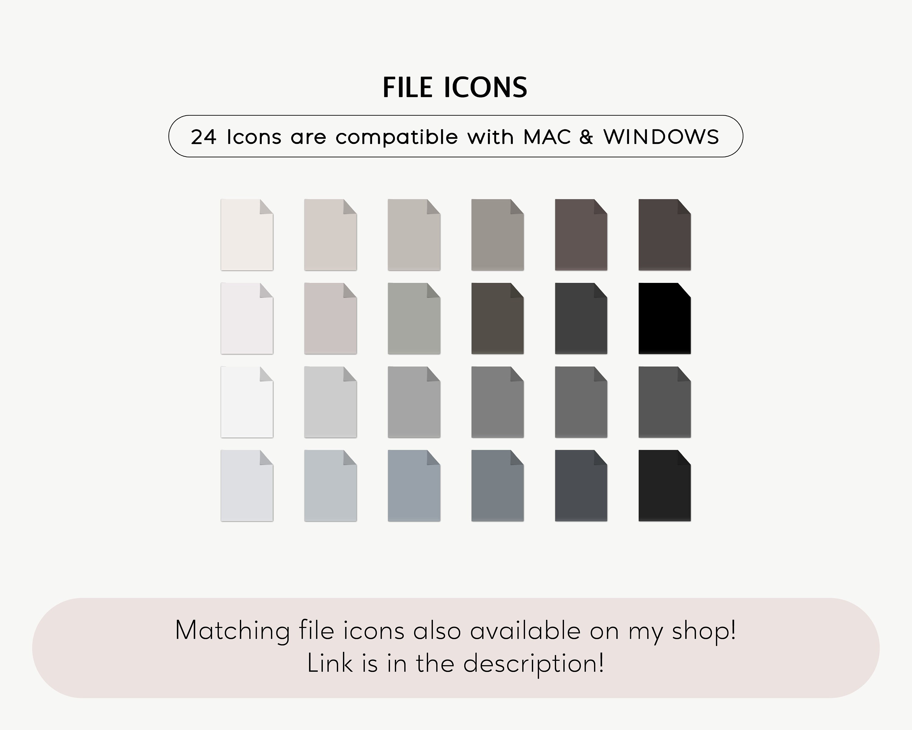 Gray Icons, Folder Icons, Monochrome Icons, Mac Desktop Icons, Windows ...