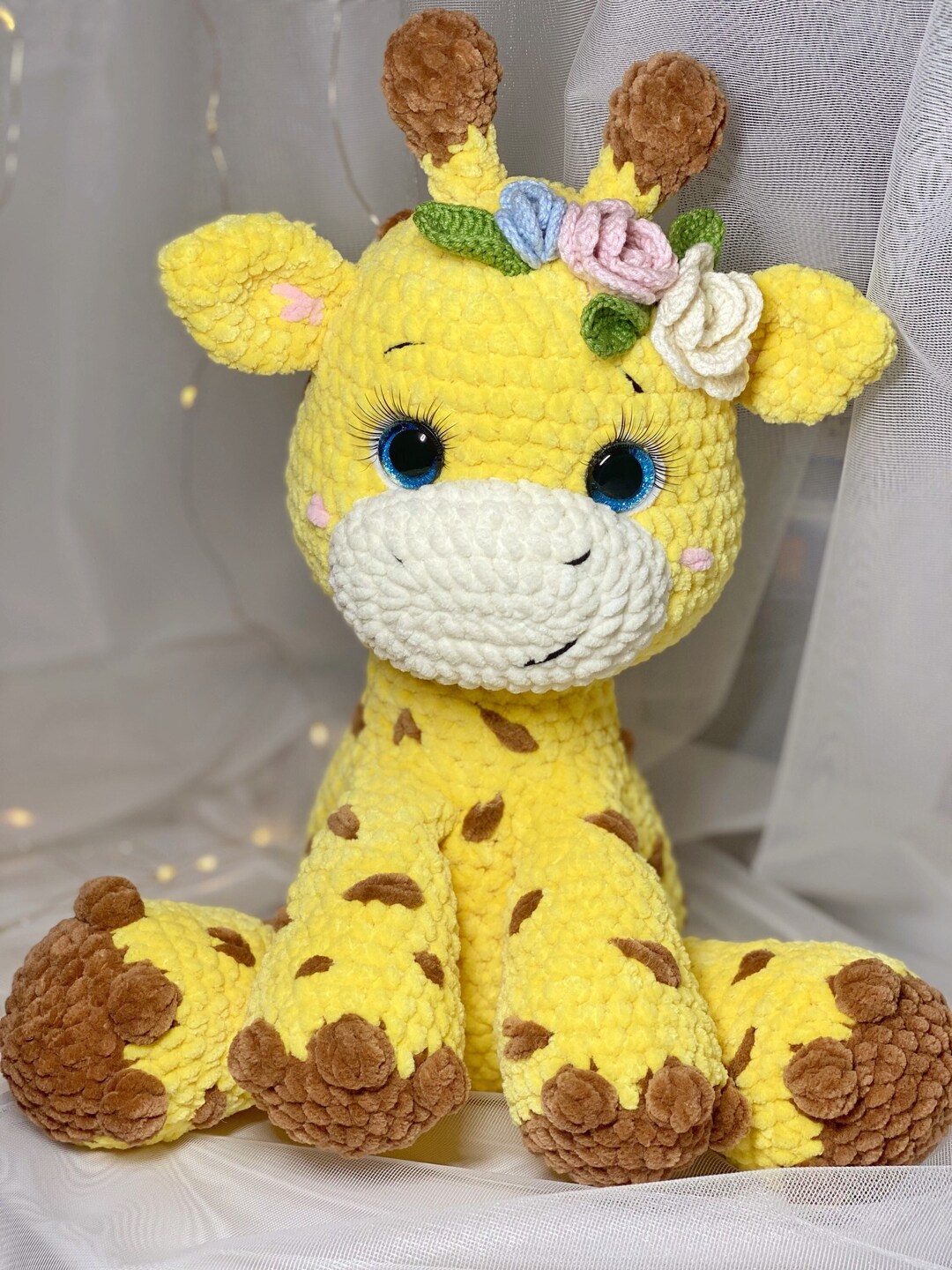 Crochet Giraffe, Giraffe Toy, Knitted Giraffe, the Cutest Giraffe, Gift ...