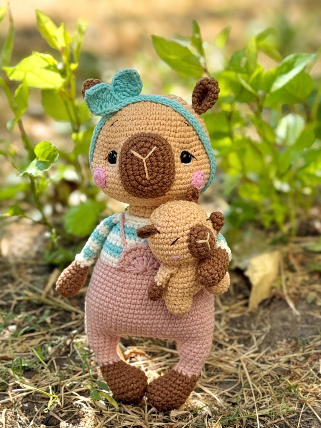Capybara, Crochet Capybara Toy, Knitted Capybara, Kapybara Toy, Little ...