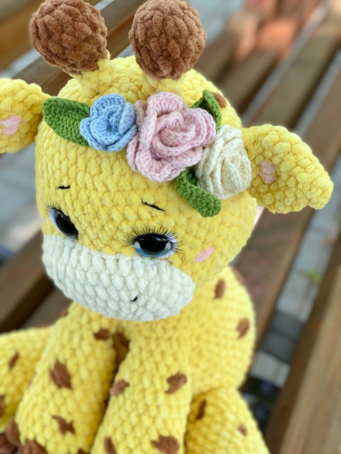 Crochet Giraffe Giraffe Toy Knitted Giraffe the Cutest - Etsy