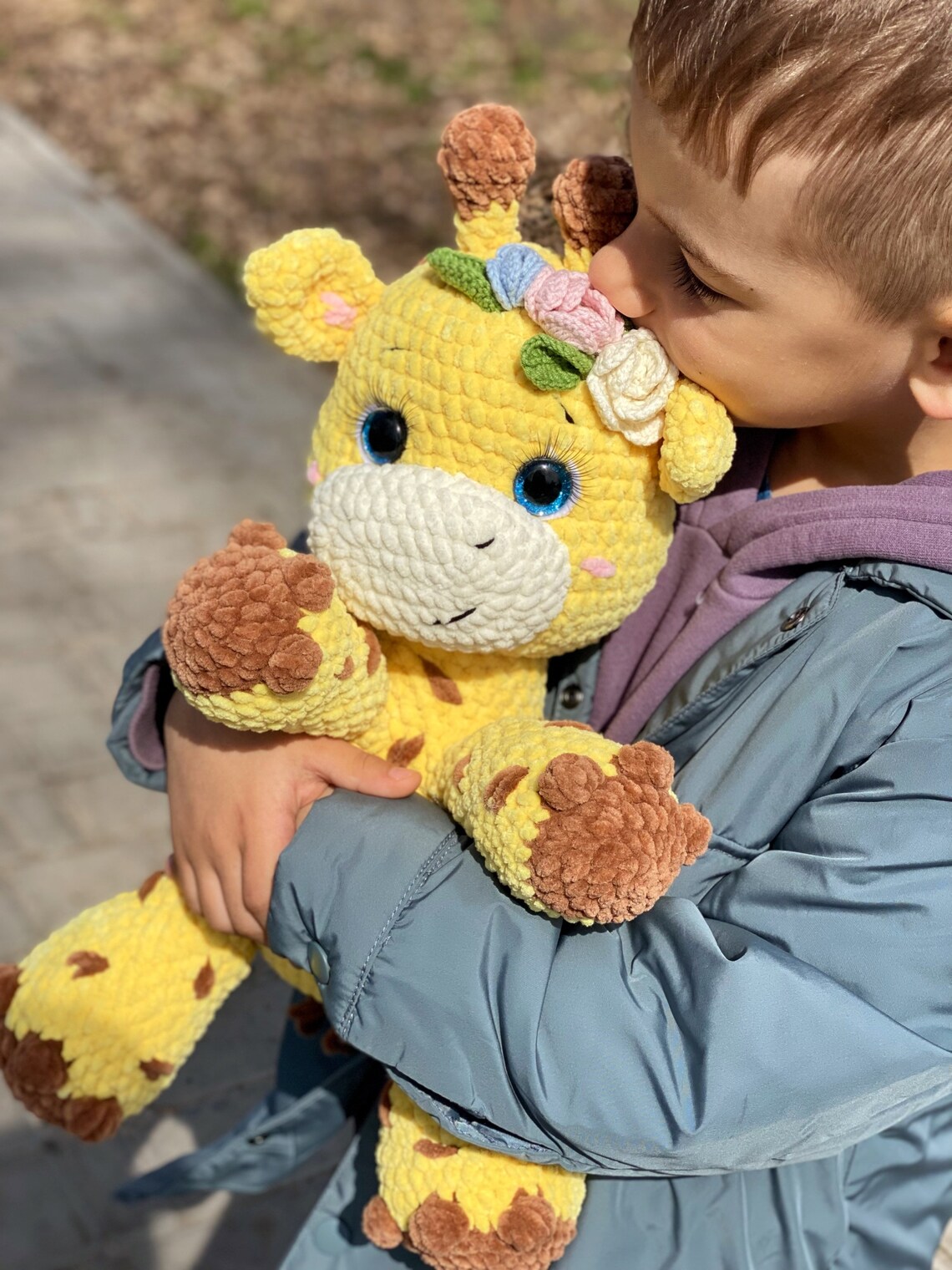 Crochet Giraffe Giraffe Toy Knitted Giraffe the Cutest - Etsy