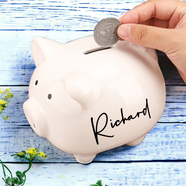 Custom Piggy Bank - Etsy