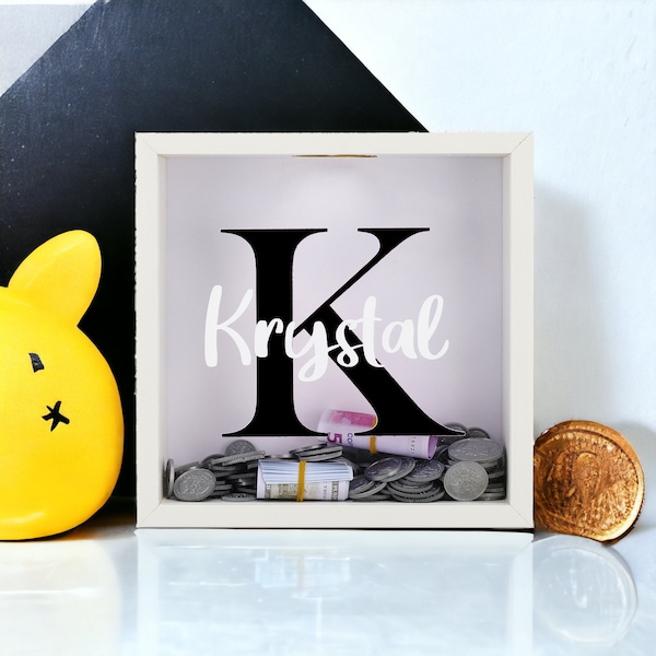 Wooden Shadow Box Piggy Bank - Etsy