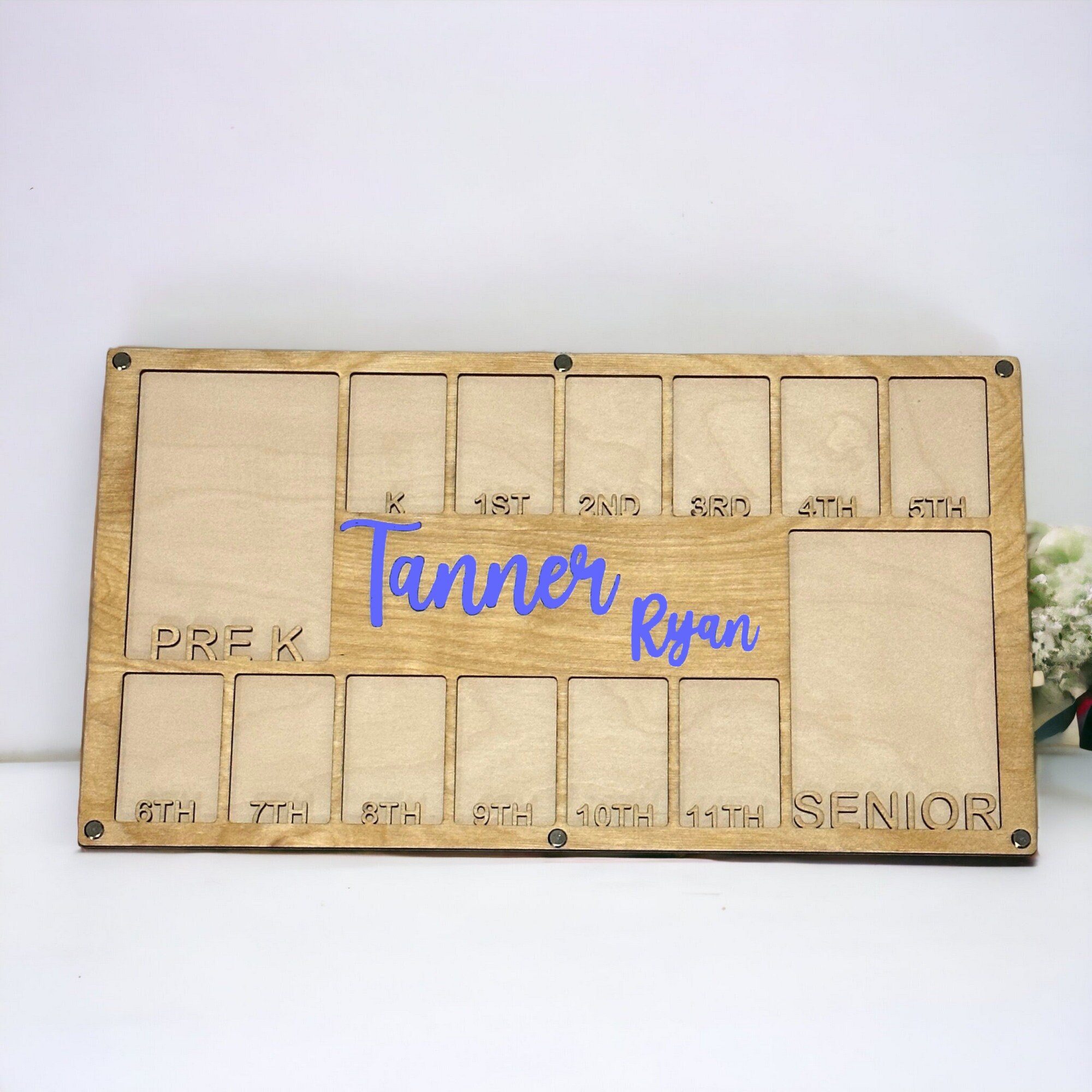 Personalized Pre K Photo Frame, School Year Picture Frame, Graduation ...