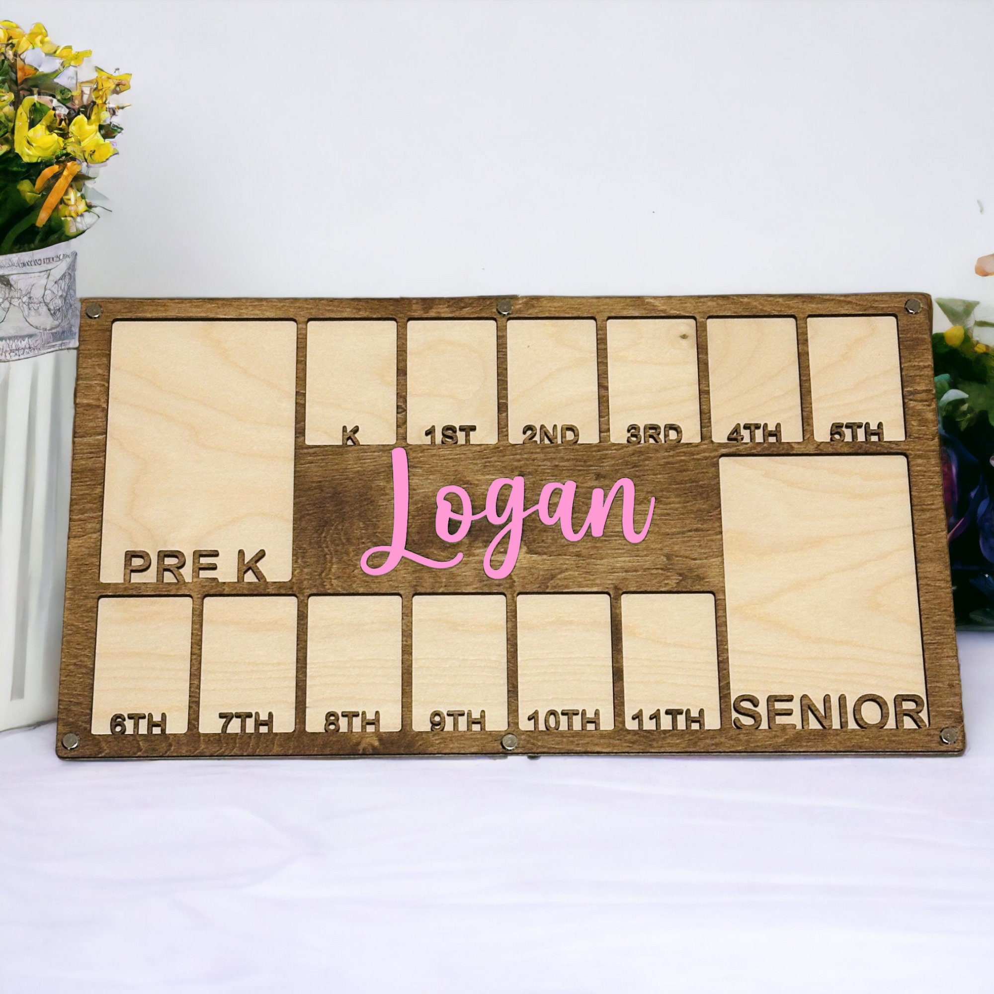 Personalized Pre K Photo Frame, School Year Picture Frame, Graduation ...