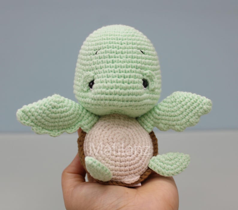 Turtle Plushie - Handmade Crochet Amigurumi Stuffed Animal Toy - Etsy