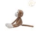 Crochet Sock Monkey Plush: Handmade Stuffed Animal Toy (12 Inches) - Etsy