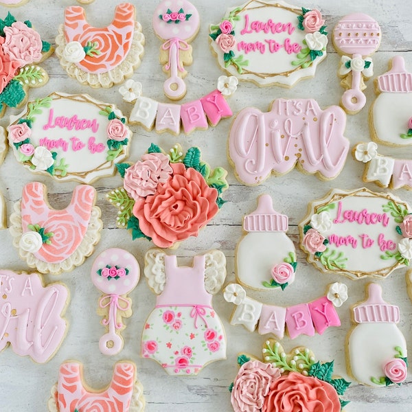 Baby Bib Cookies - Etsy