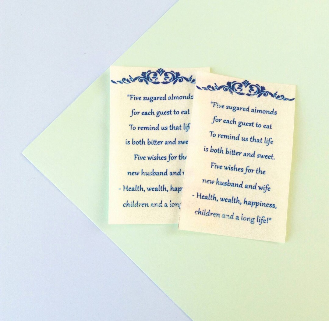 Mini Scrolls With Italian Wedding Poeme, Favors for Wedding Guests - Etsy