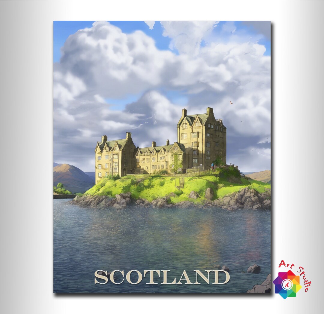 Scottish Castle, Scotland Poster, Wedding Gift, EDINBURGH Print ...