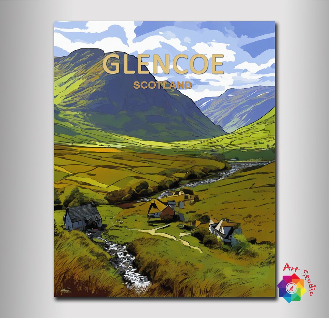 GLENCOE Scotland's Great Trails, Scottish Highlands, VINTAGE SCOTLAND ...