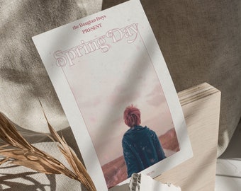 Spring Day Bts Poster - Etsy