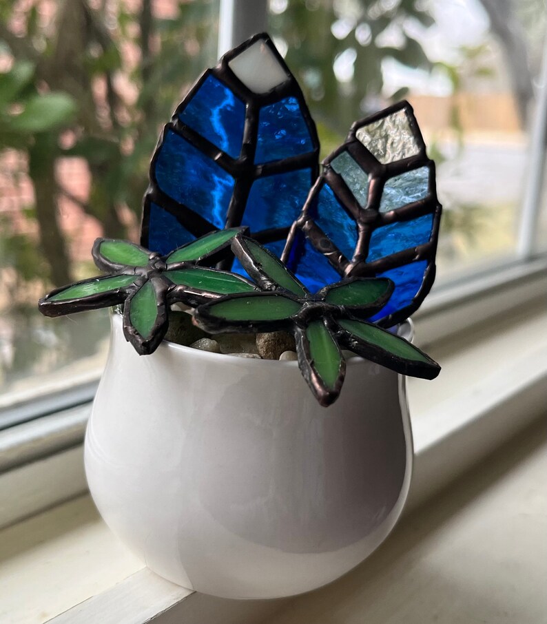Stained Glass Bluebonnet Plant - Etsy
