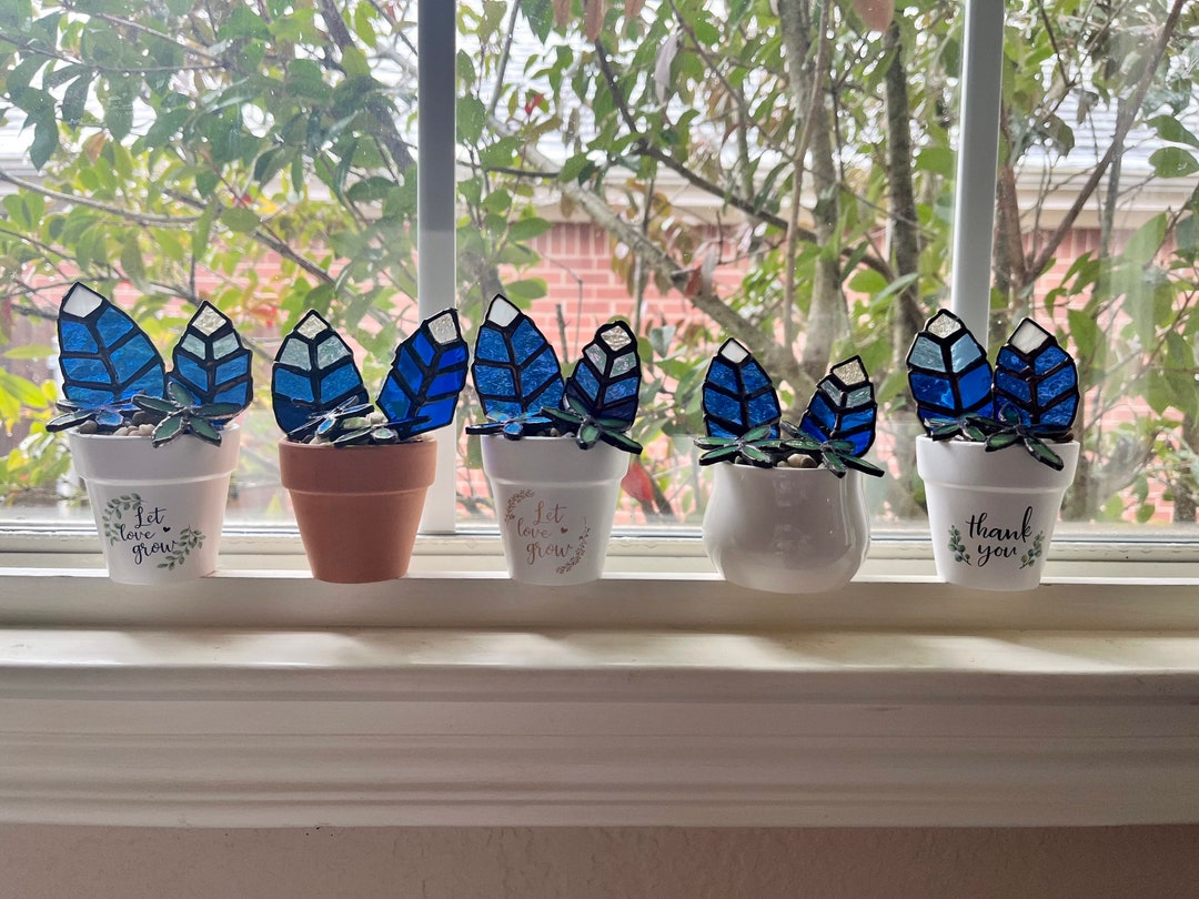 Stained Glass Bluebonnet Plant - Etsy
