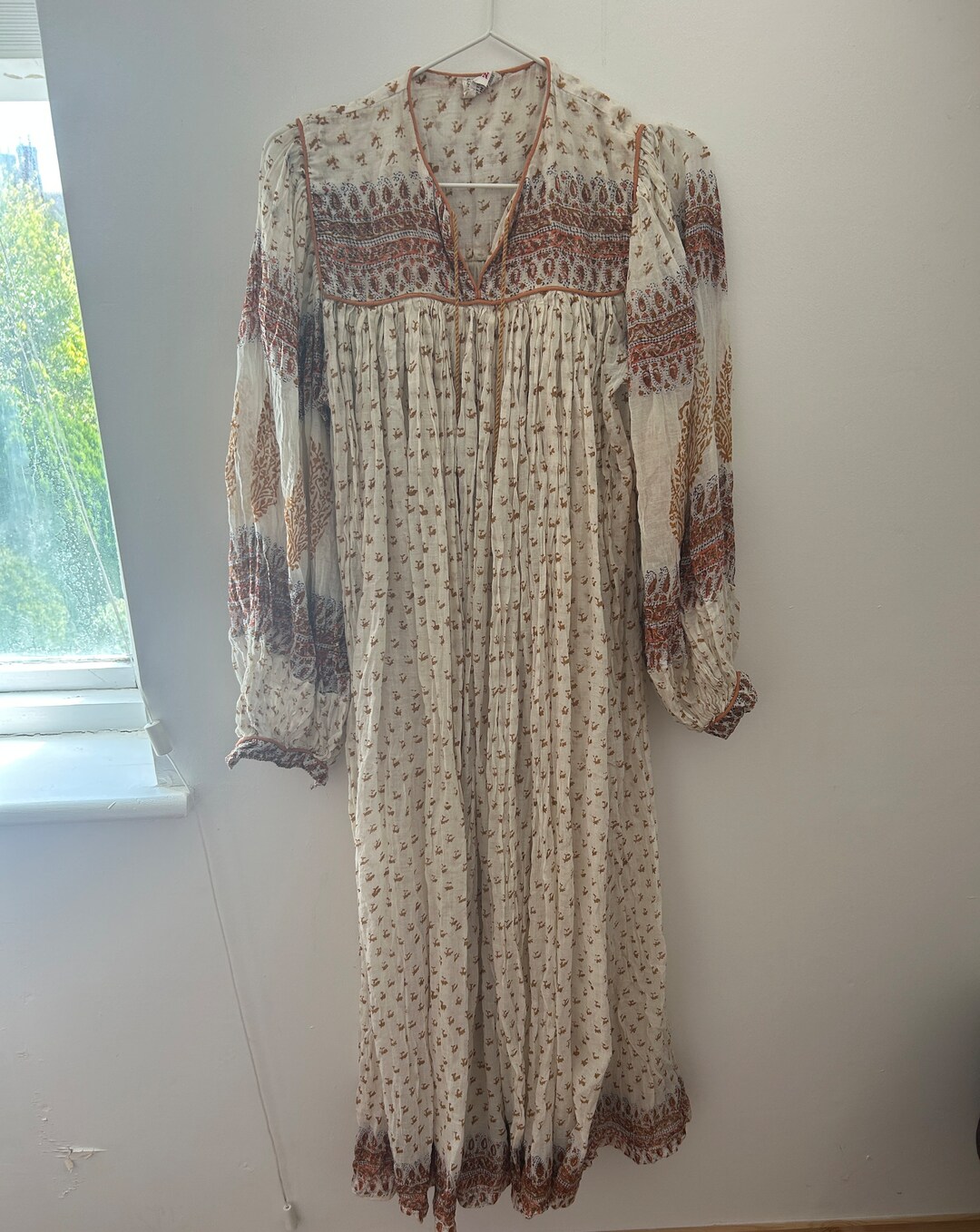 70s Sarah Clothes for Monsoon Indian Blockprint Dress - Etsy
