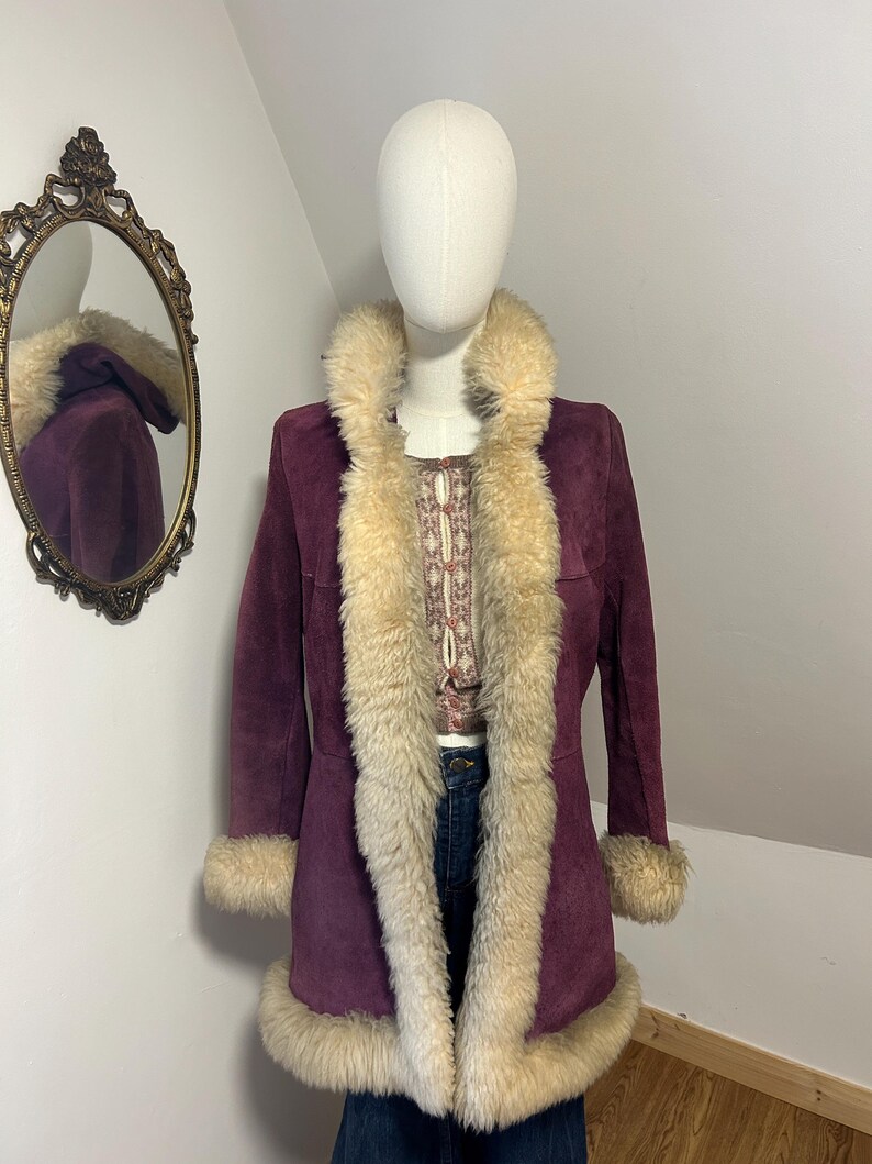 1970s Purple Suede Penny Lane Jacket - Etsy