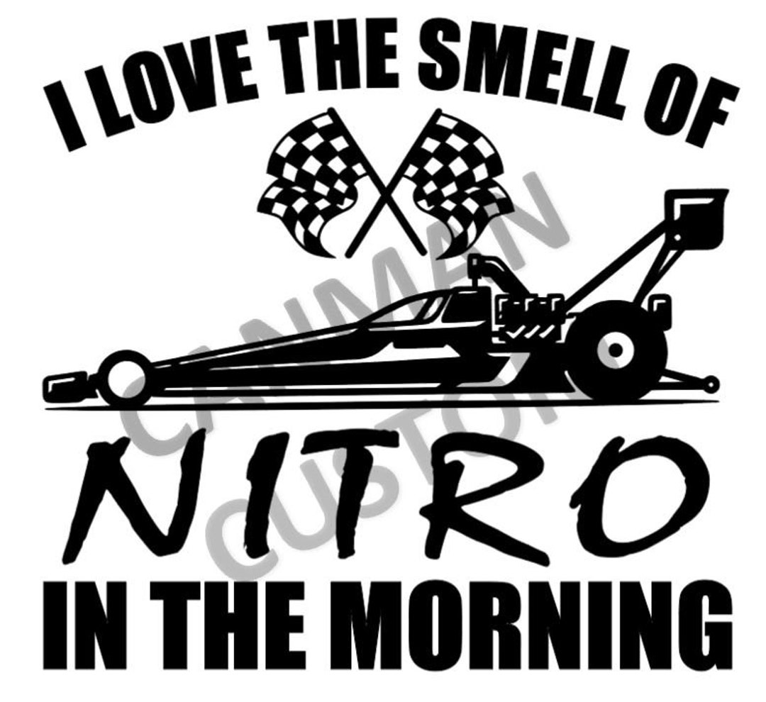 Nitro Dragster Racing Vinyl Decal for Indoor/outdoor Use. Great for DIY ...