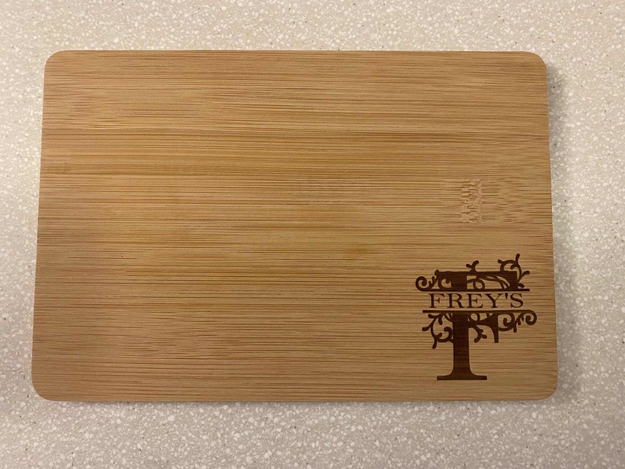 Custom Bamboo Cutting Board Engraved Bamboo Weddings - Etsy