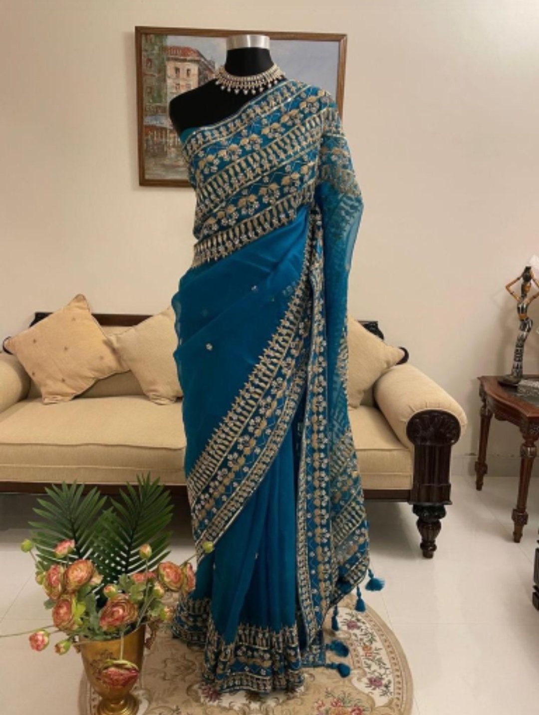 Moslin Saree Muslin Saree Original Muslin Saree Sophura Muslin - Etsy