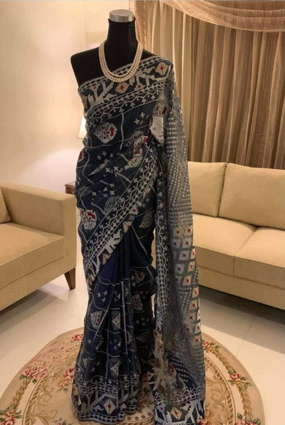 Moslin Saree Muslin Saree Original Muslin Saree Sophura Muslin Saree - Etsy