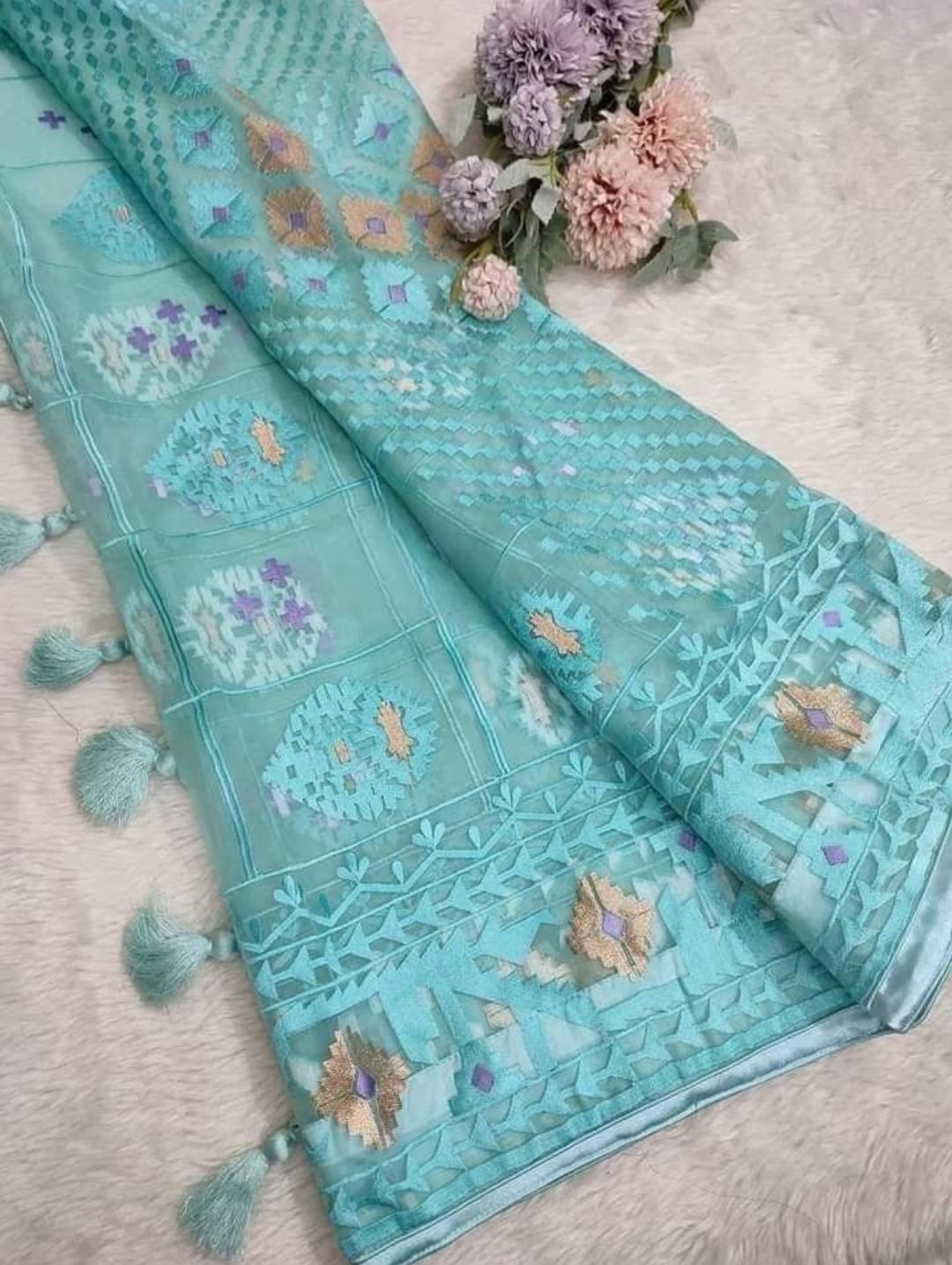 Moslin Saree Muslin Saree Original Muslin Saree Sophura Muslin Saree - Etsy