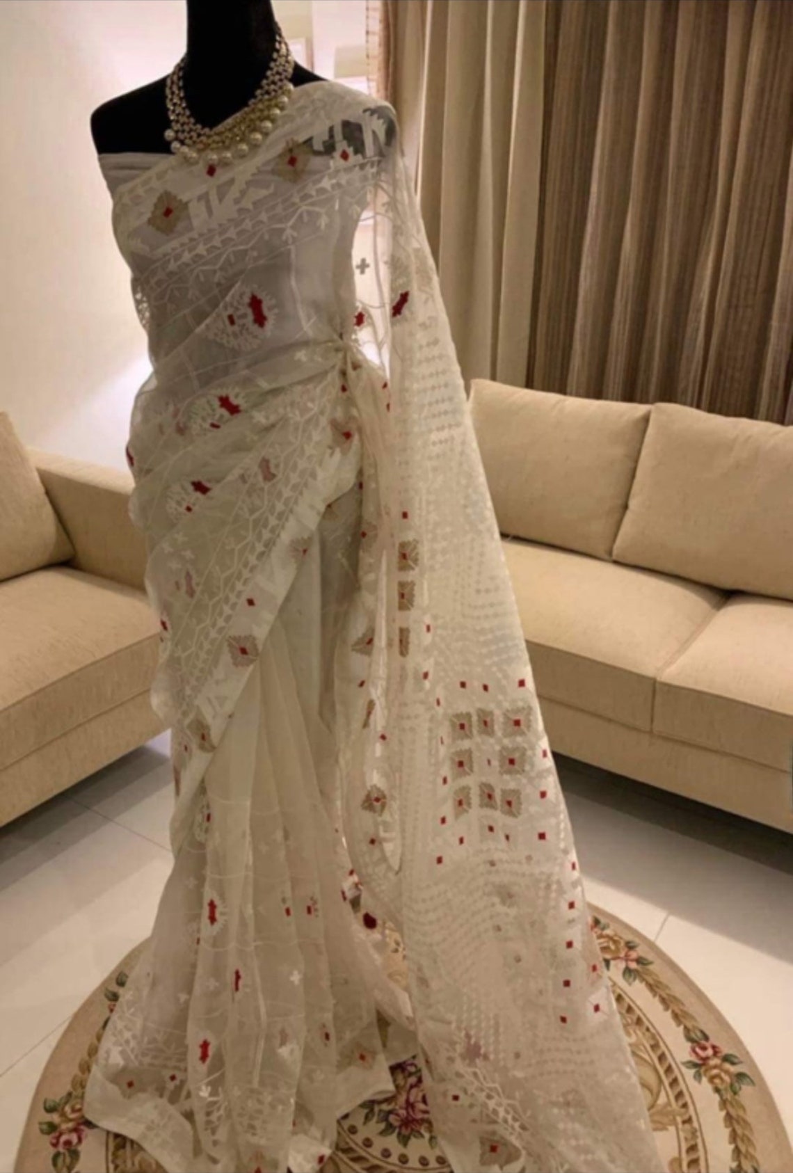 Moslin Saree Muslin Saree Original Muslin Saree Sophura Muslin Saree - Etsy