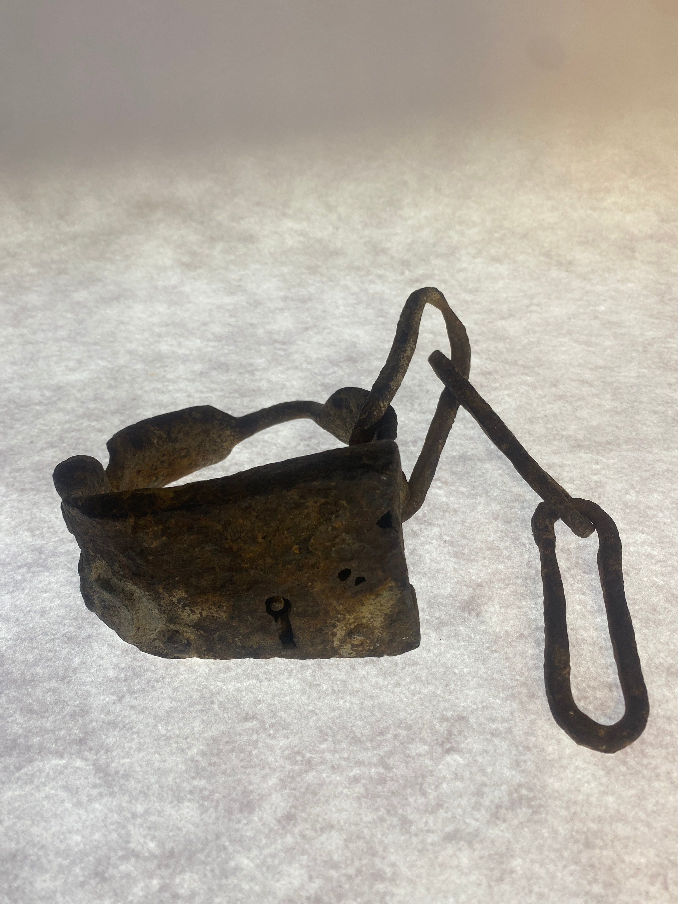Handcuff or Convict's Foot Shackle in Wrought Iron 19th - Etsy
