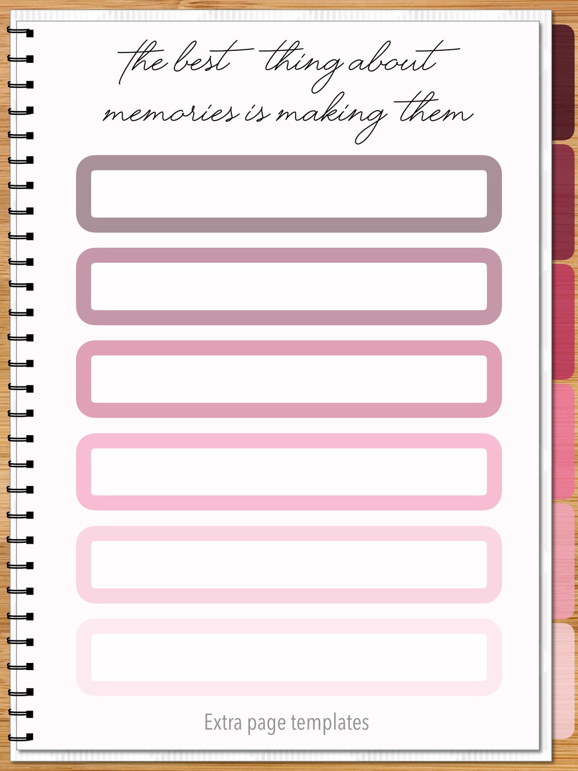 Digital Memory Journal (goodnotes and Notability) - Etsy