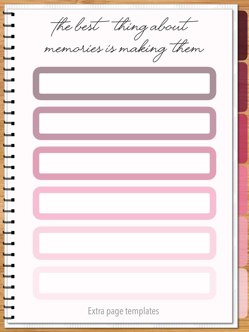 Digital Memory Journal (goodnotes and Notability) - Etsy
