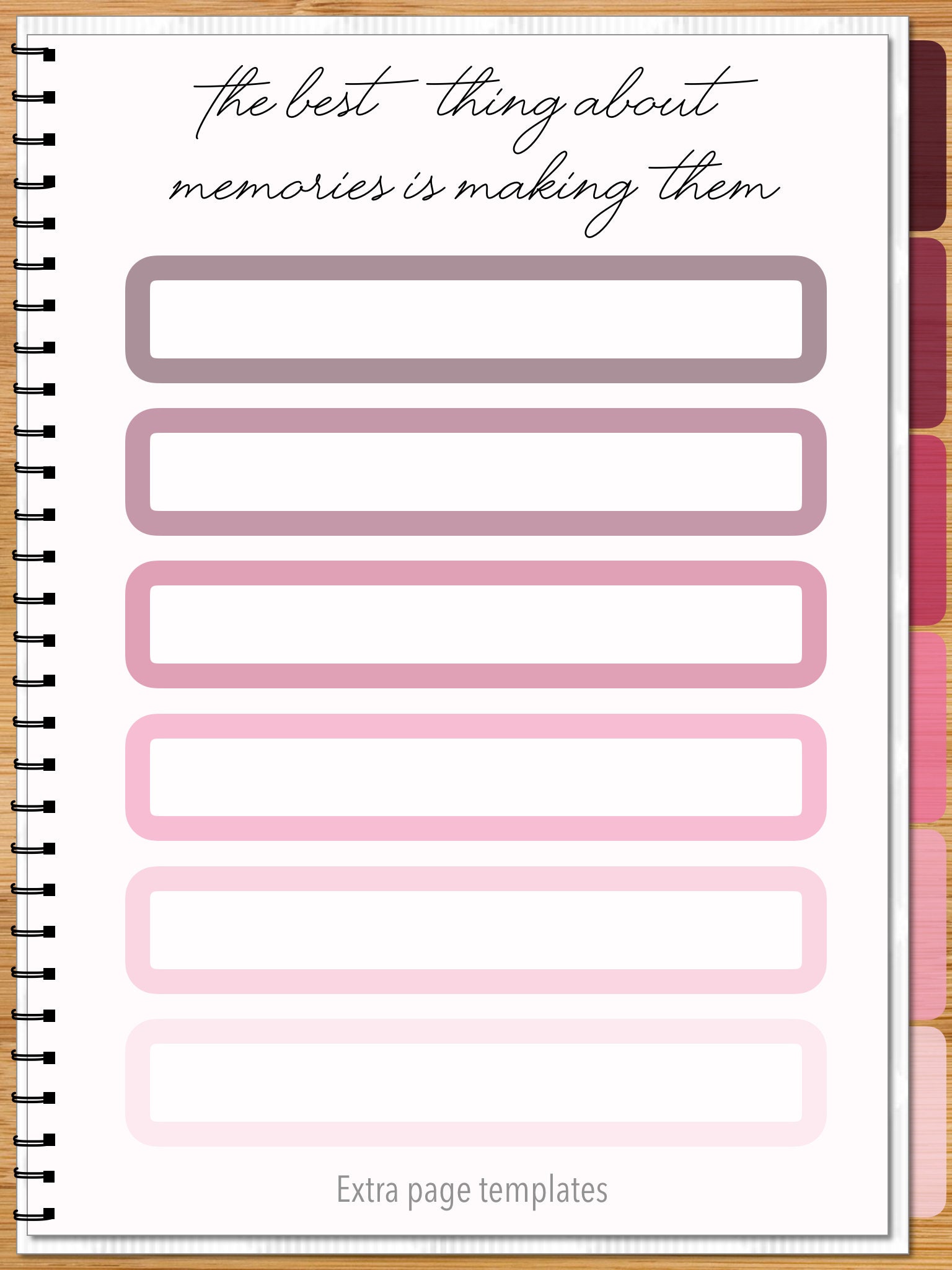 Digital Memory Journal (goodnotes and Notability) - Etsy