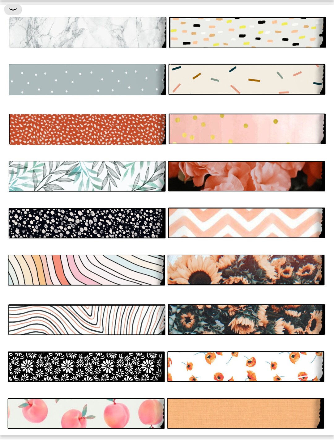 90+ Digital Washi Tapes - Etsy