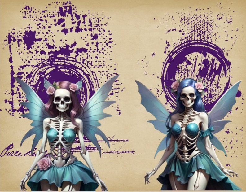 Skeleton Fairies - Etsy