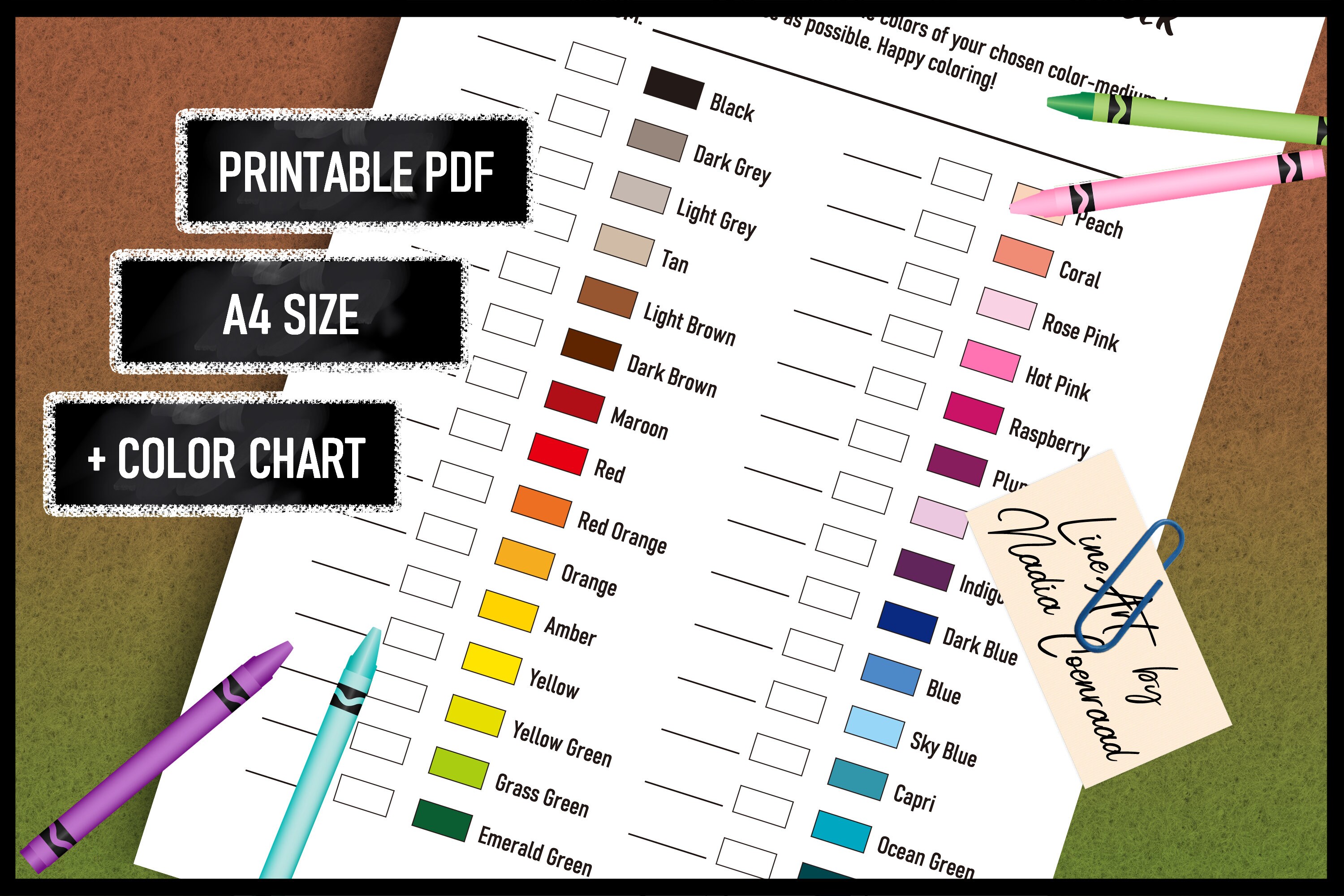 Dog Color by Number, Digital Coloring Page, Printable, All-ages ...