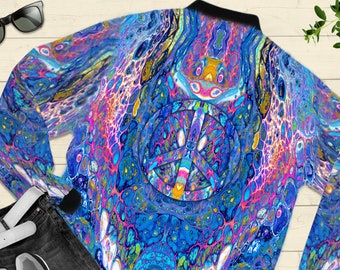 Peace Sign Jacket - Etsy
