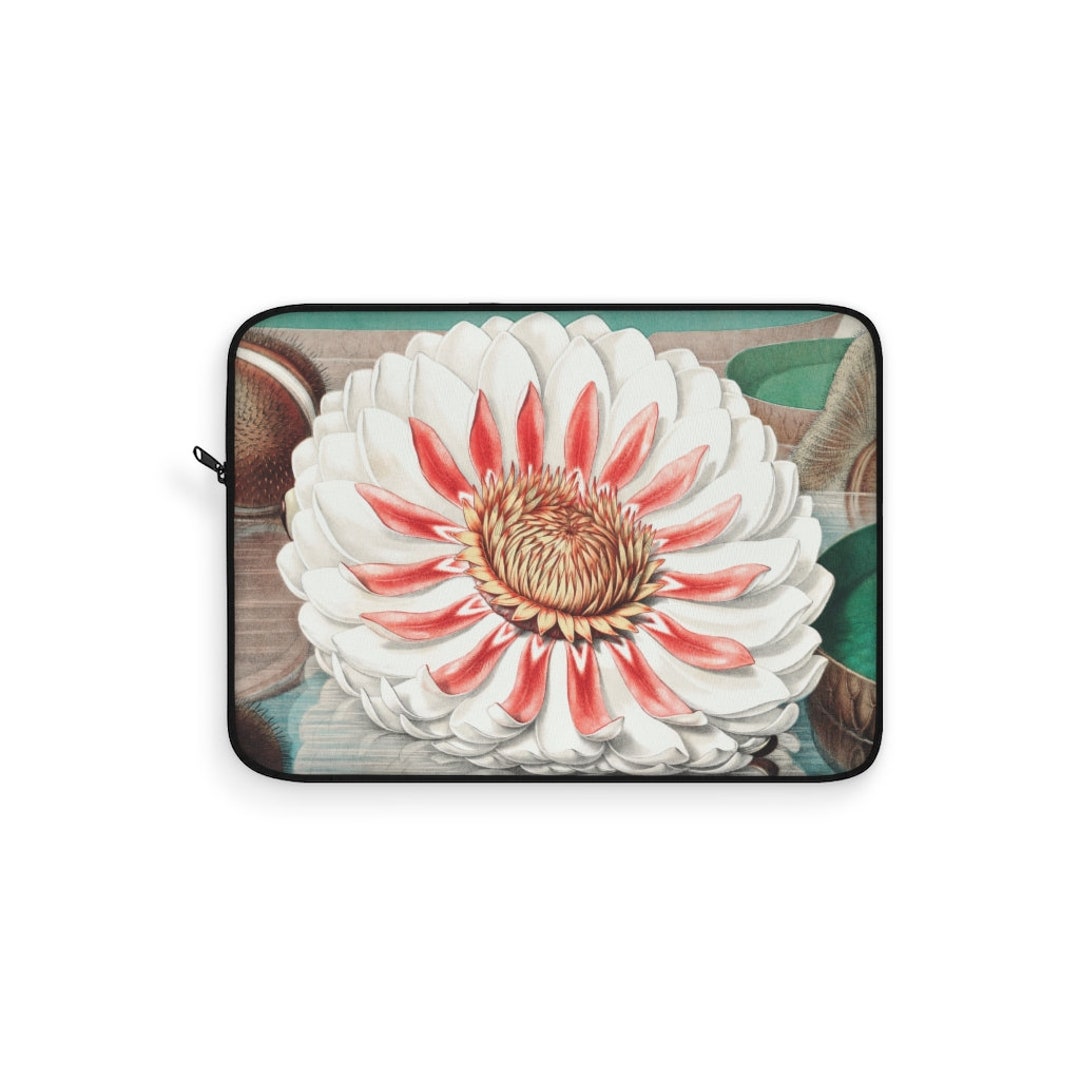 Laptop Sleeve, Cottagecore, Botanical, Water Lilly, Laptop Case - Etsy