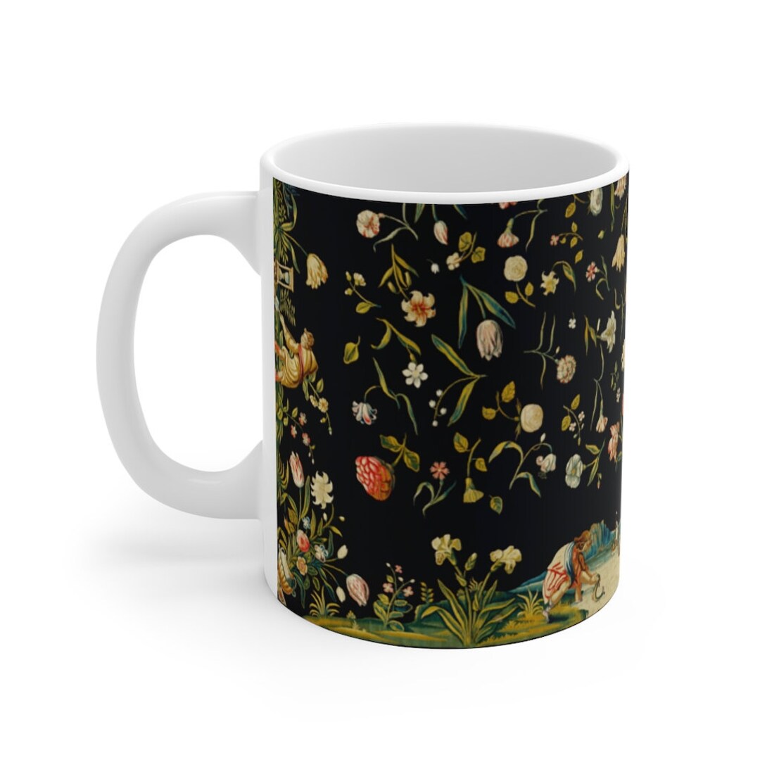 Cottagecore Mug, Vintage Botanical, Floral, Boho, 11oz Mug - Etsy