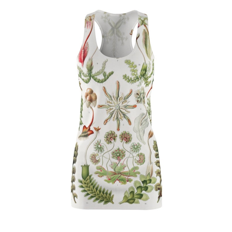 Women's Racerback Dress, Botanicals, Sun Dress, Herbs & Flowers, - Etsy