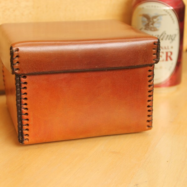 Leather Storage Box - Etsy