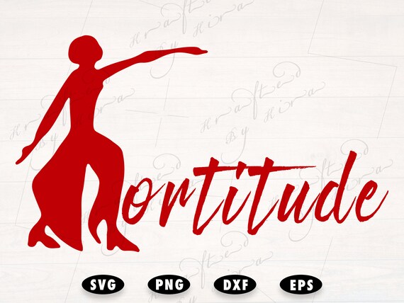 Delta Sigma Theta Fortitude svg Lady Fortitude svg Black | Etsy