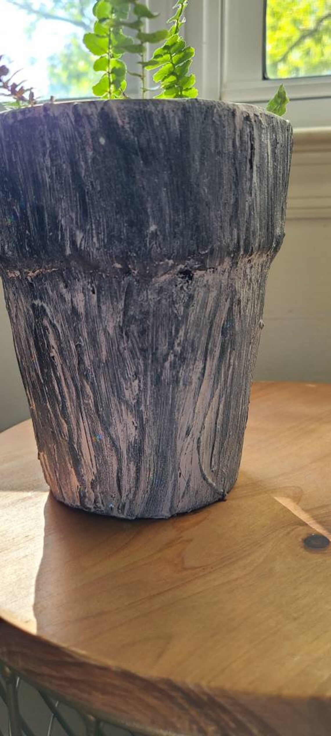 Earthy Imitation Tree Bark Planter - Etsy