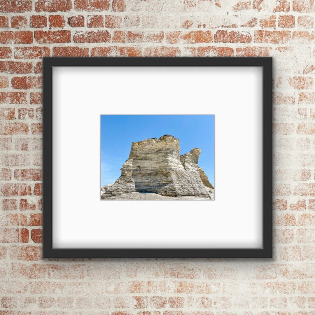 Monument Rocks Chalk Pyramids Photo Print / Wall Art - Etsy
