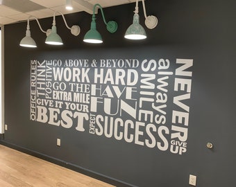 Office Wall Decal Breakroom - Etsy